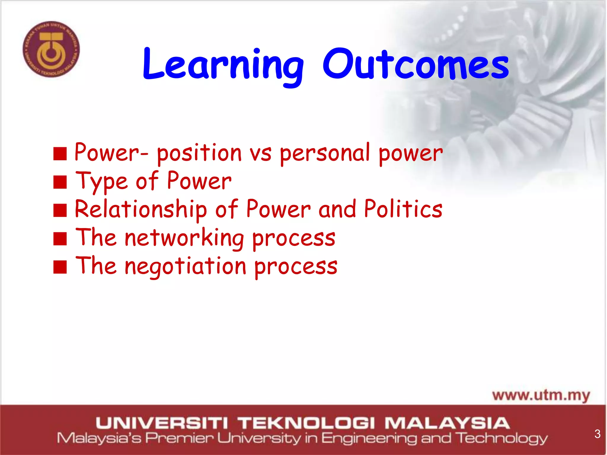 4 Influencing_ Power, Networking Negotiation.ppt