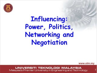 4 Influencing_ Power, Networking Negotiation.ppt