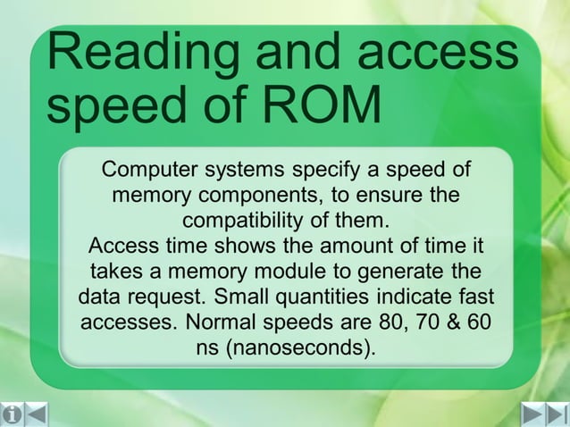 Computing Memories | PPT | Data Storage and Warehousing | Computing