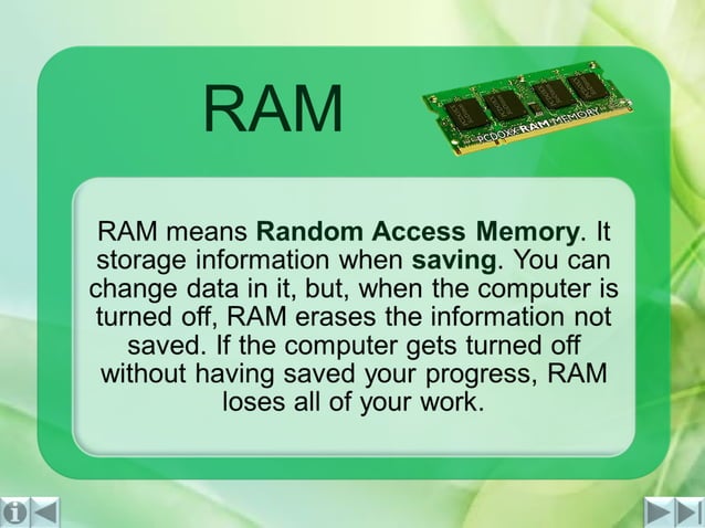 Computing Memories | PPT | Data Storage and Warehousing | Computing