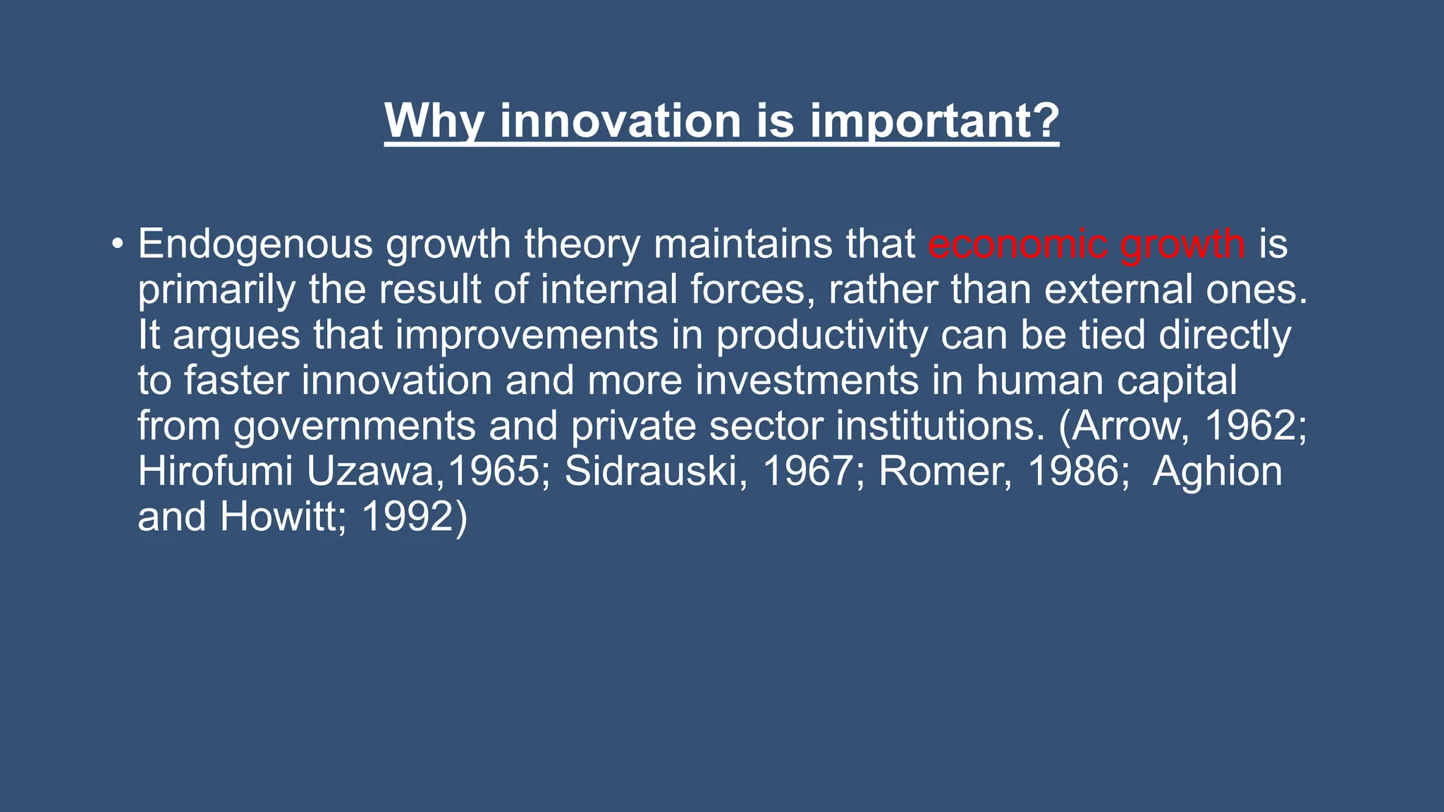 Introduction to innovation and entrepreneurship in a business landscape ...