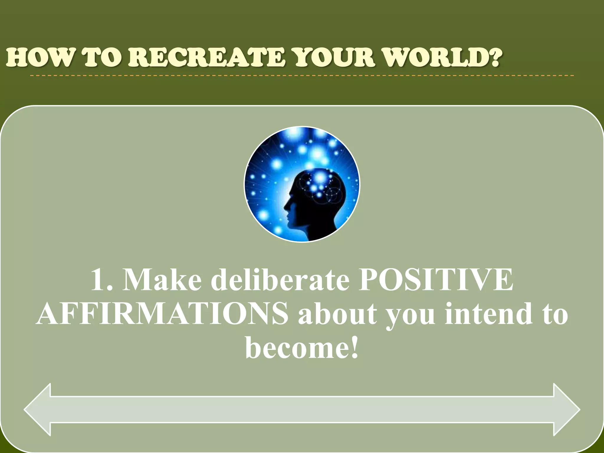4 insightful keys to recreate your world | PPTX