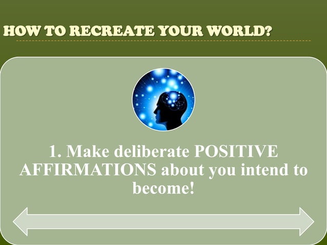 4 insightful keys to recreate your world | PPTX