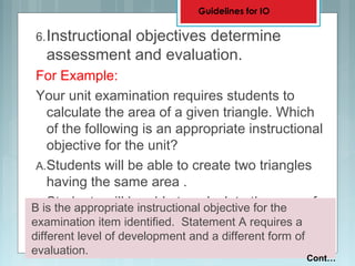 4 instructional objectives | PPT