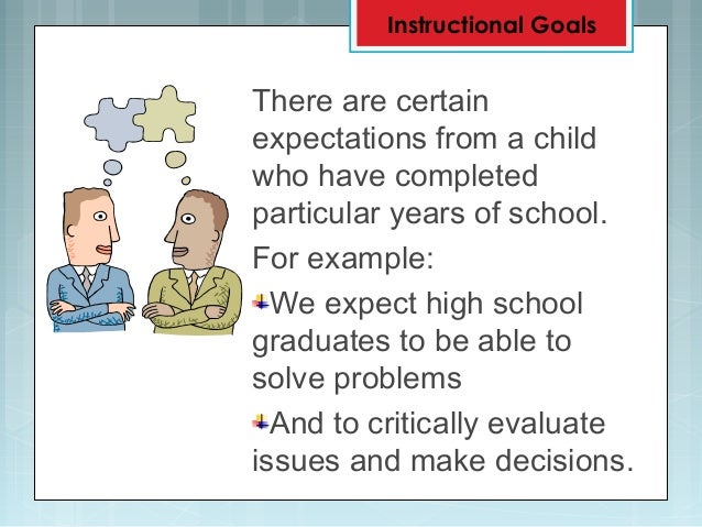 4 instructional objectives
