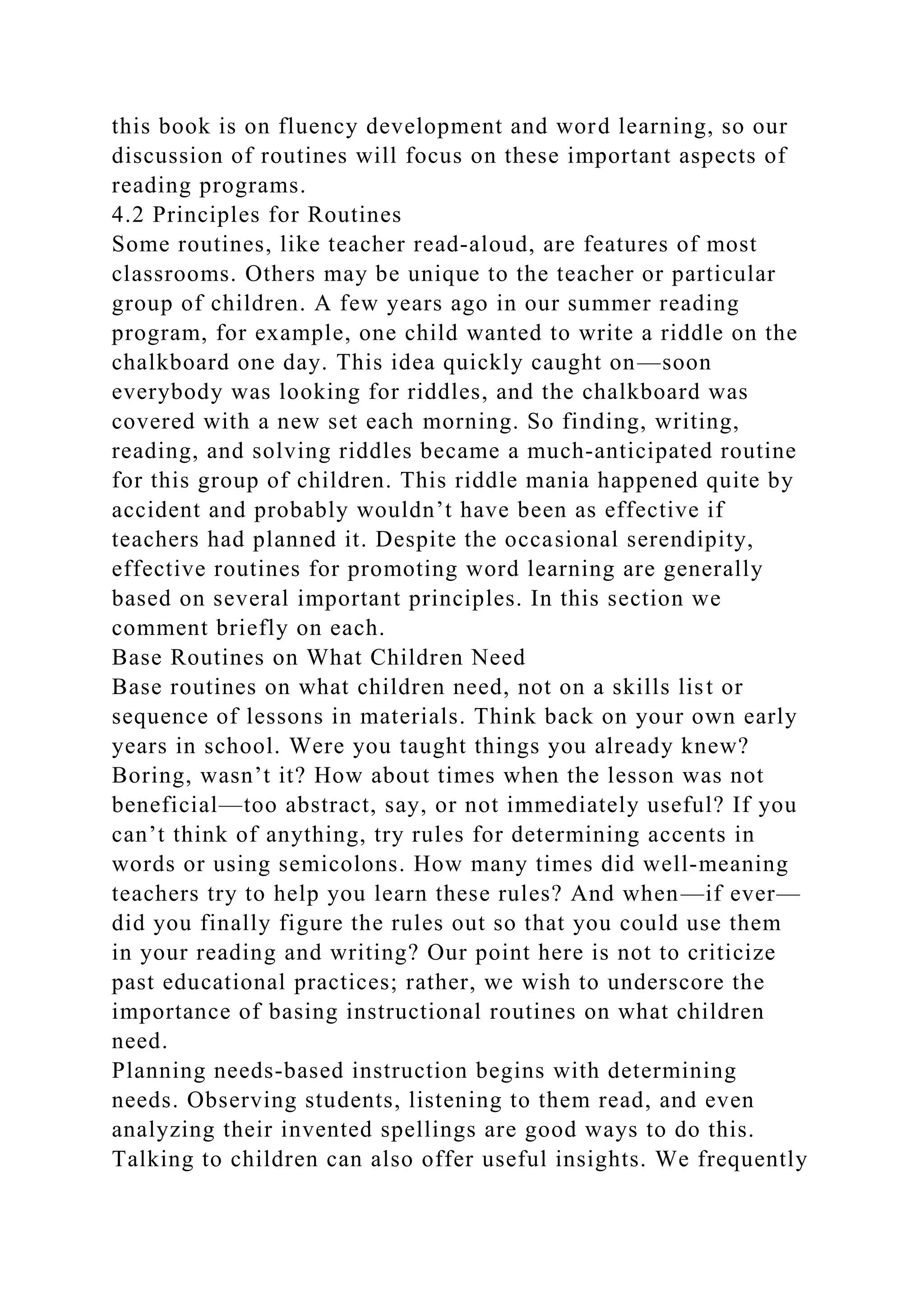 4 Instructional Routines for Word Study and FluencyThroughout th.docx