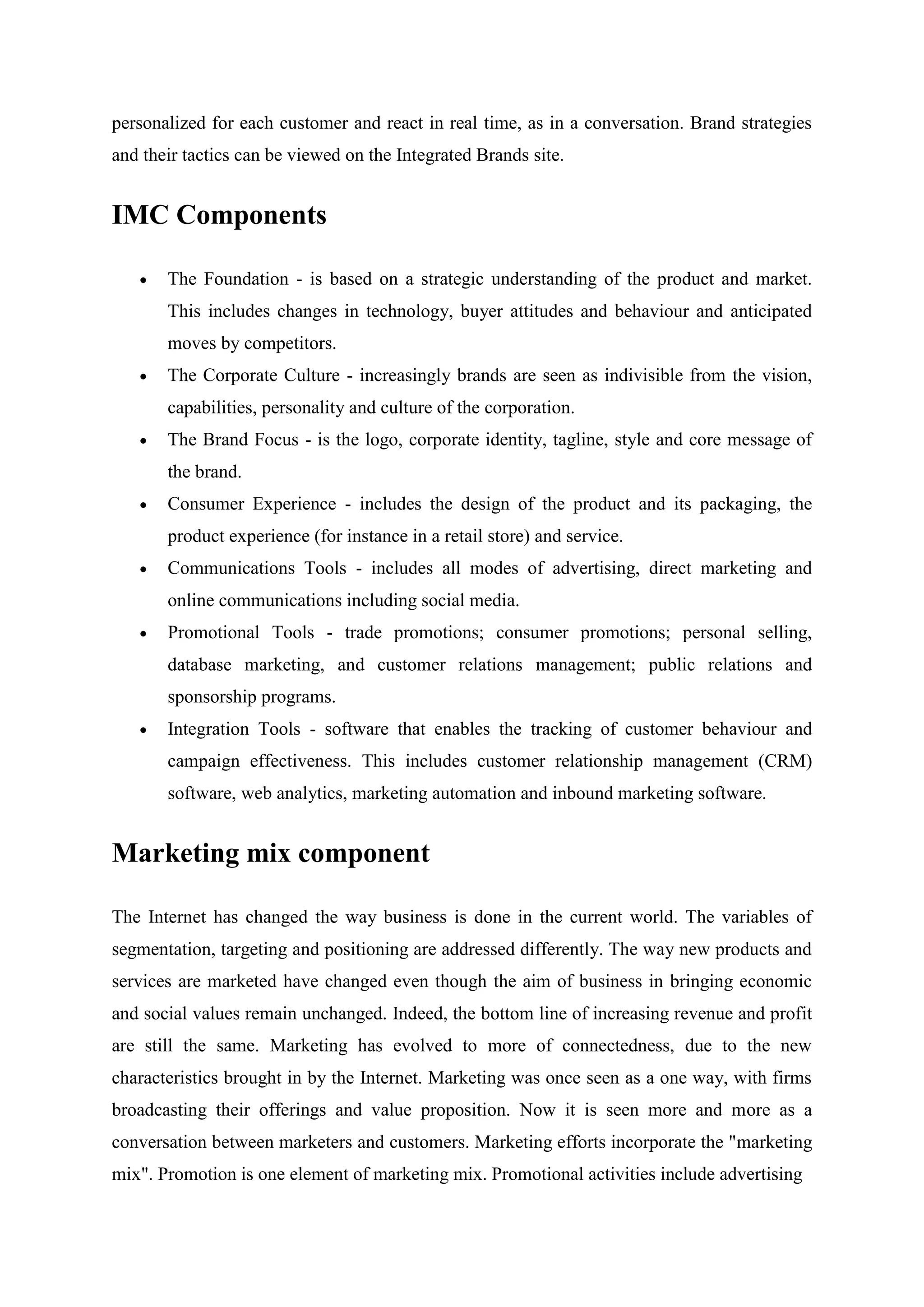 4,integrated marketing communications | DOCX