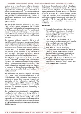 Intelligent eCRF Design Improving Data Quality with AI | PDF