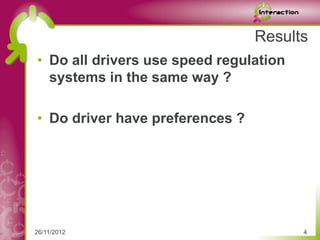 (4) INTERACTION Final event - Speed regulation systems context | PPTX