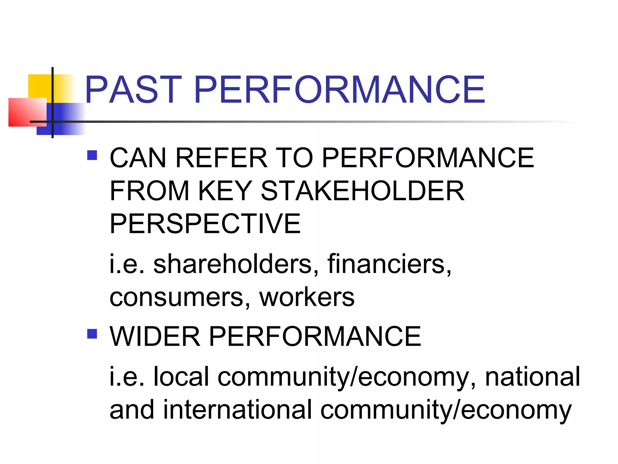 4 Internal Context & Past Performance Analysis | PPT