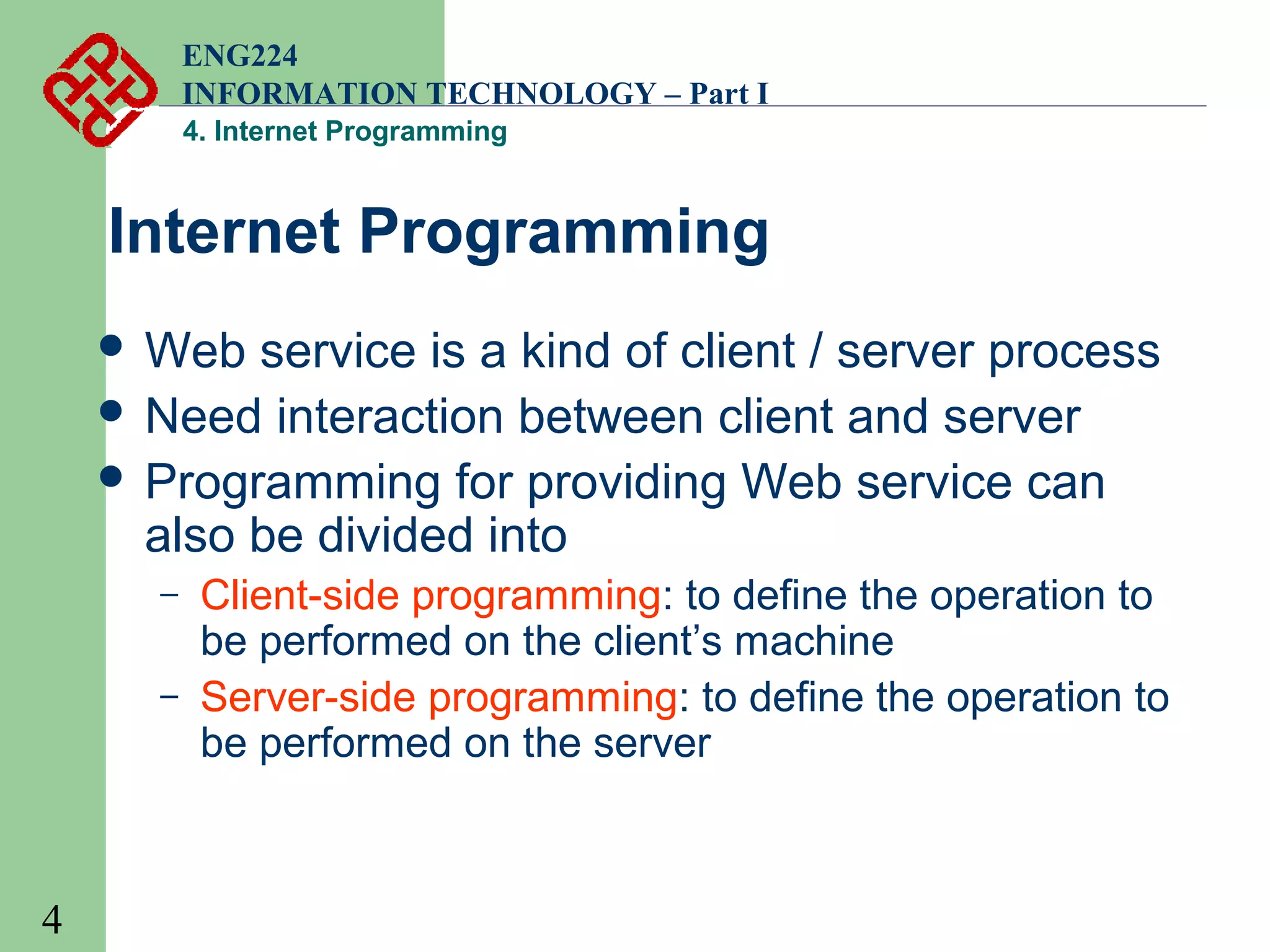 4 internet programming | PPT