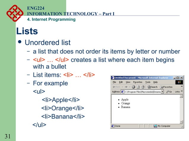 4 internet programming | PPT