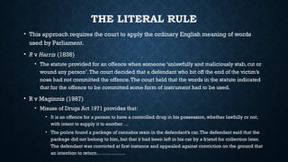 4 Interpretation and it's rules in law.. | PPT
