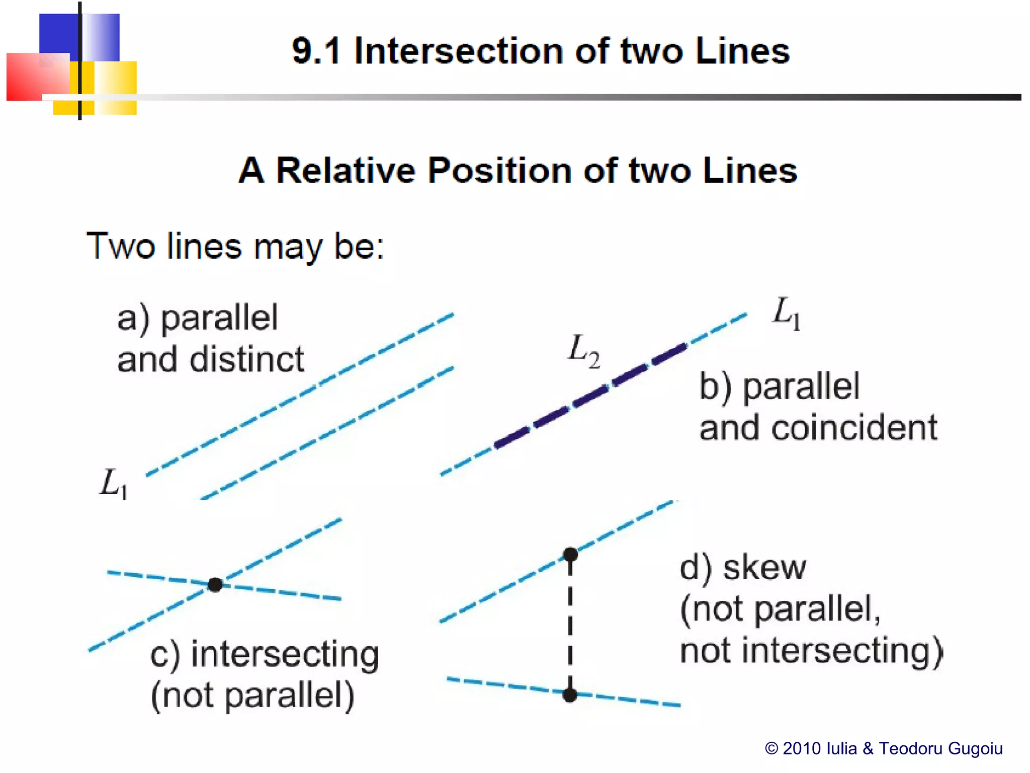 4 intersection of_two_lines | PPT