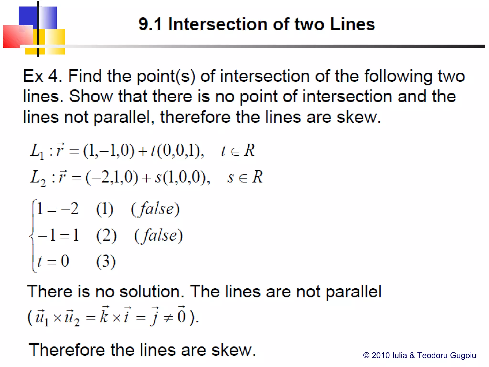 4 intersection of_two_lines | PPT | Business | Business and Finance