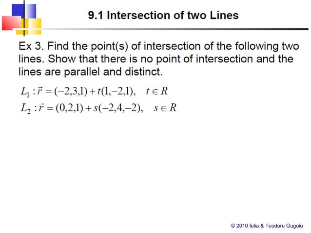 4 intersection of_two_lines | PPT | Business | Business and Finance