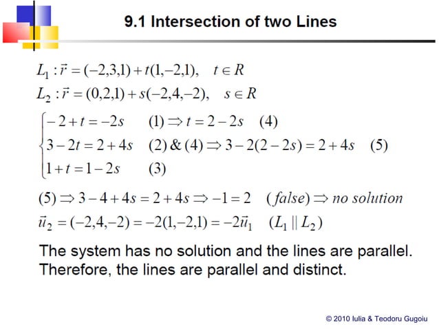 4 intersection of_two_lines | PPT | Business | Business and Finance