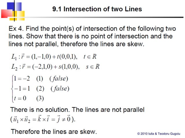 4 intersection of_two_lines | PPT | Business | Business and Finance