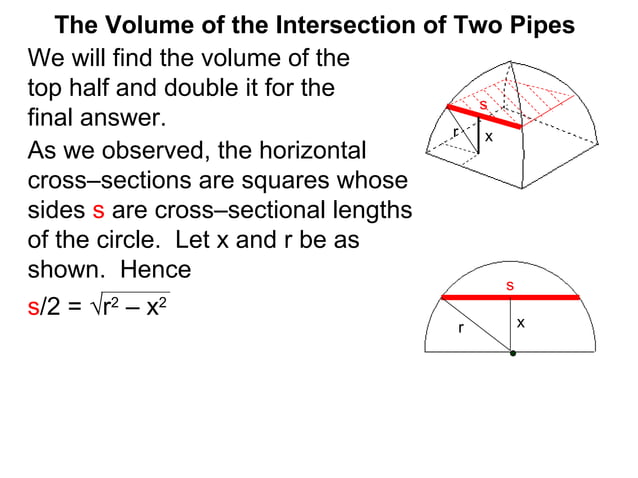 4 intersection of two pipes | PPT