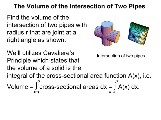 4 intersection of two pipes | PPT