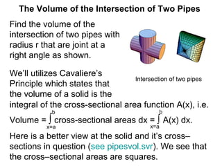 4 intersection of two pipes | PPT