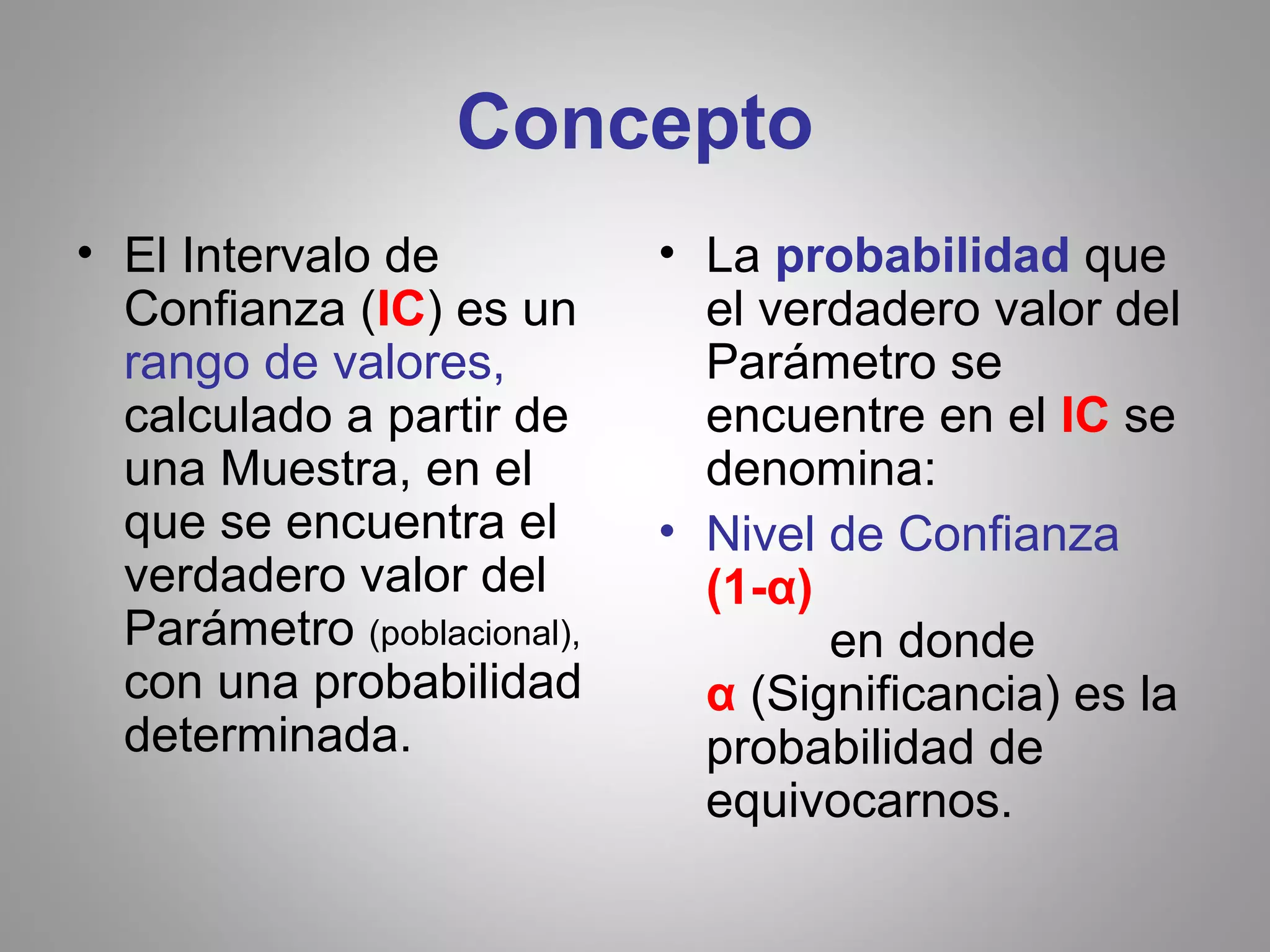 4 intervalos de confianza ok | PPT