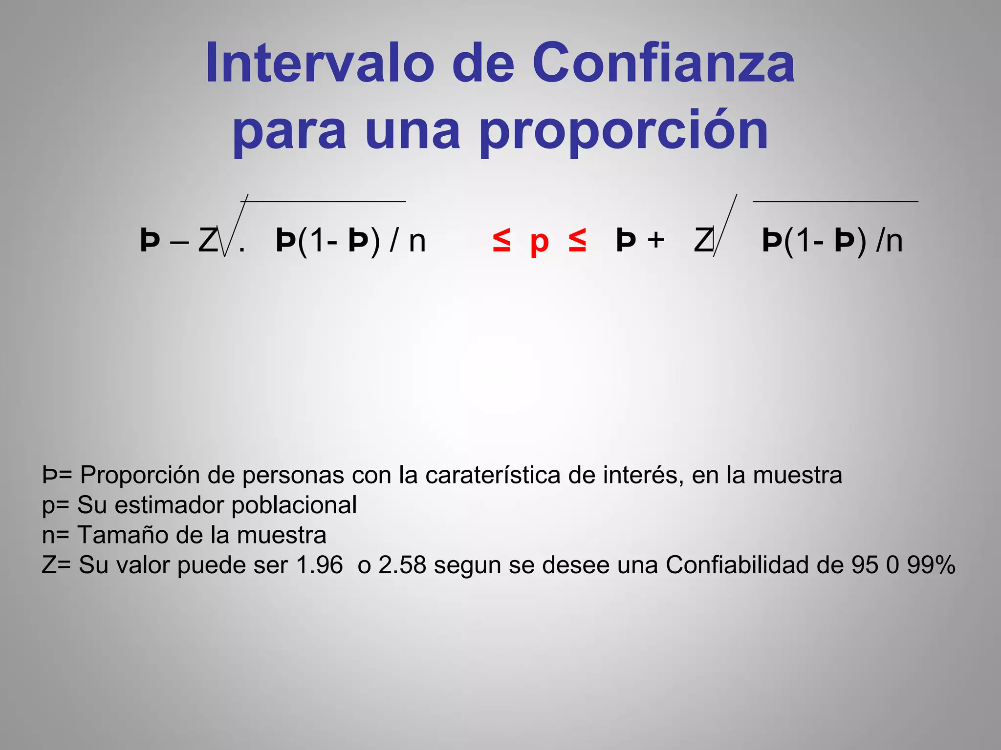4 intervalos de confianza ok | PPT