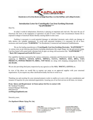 4 Introduction Letter Kapitrode | PDF