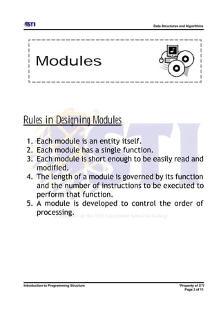 4 introduction to programming structure | PDF