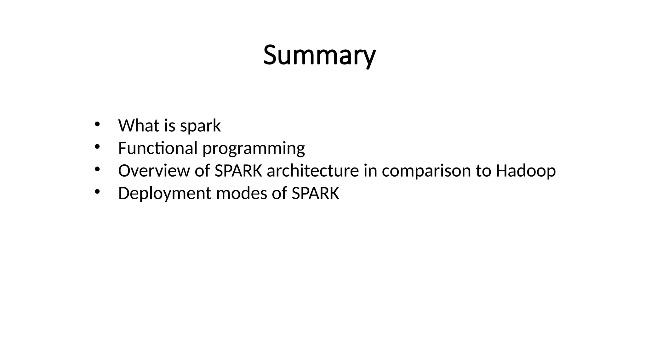 4 Introduction to SPARK.pptx (uploaded from MyFiles) | PPT
