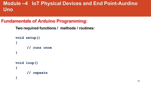 4 IOT 18ISDE712 MODULE 4 IoT Physical Devices and End Point-Aurdino Uno.pdf