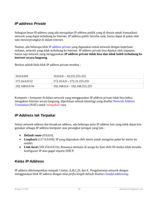 4 ip address dan subnetting | PDF