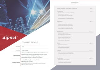 4ipnet Solution Brochure | PPT