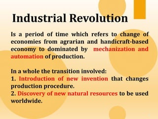 4th Industrial Revolution, Transition Period and Sectors | PDF