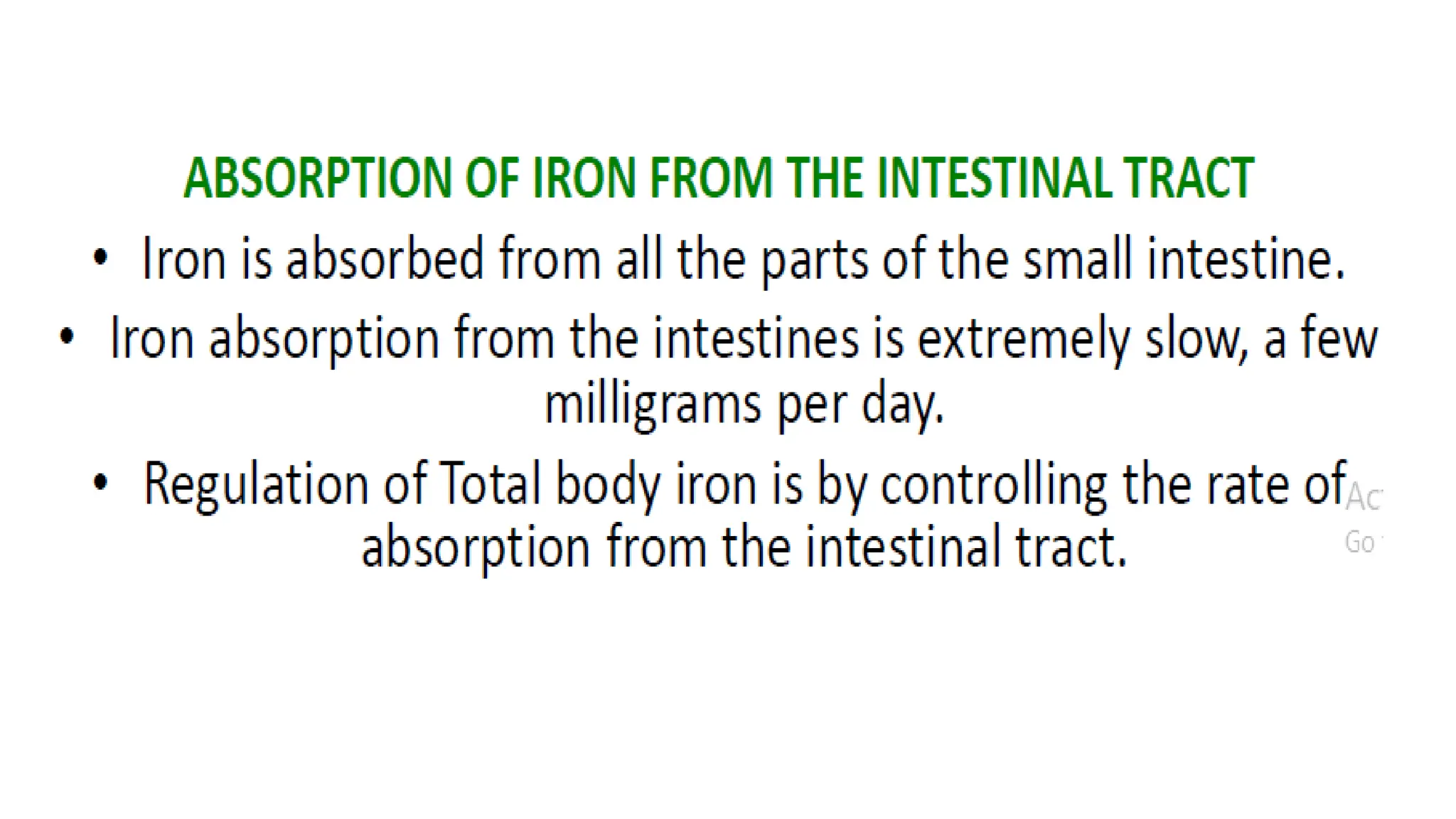DPT - Physiology - II (Blood Physiology) Iron absorption, storage and ...