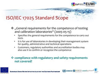 The ISO 17025 standard: principles and management requirements | PDF