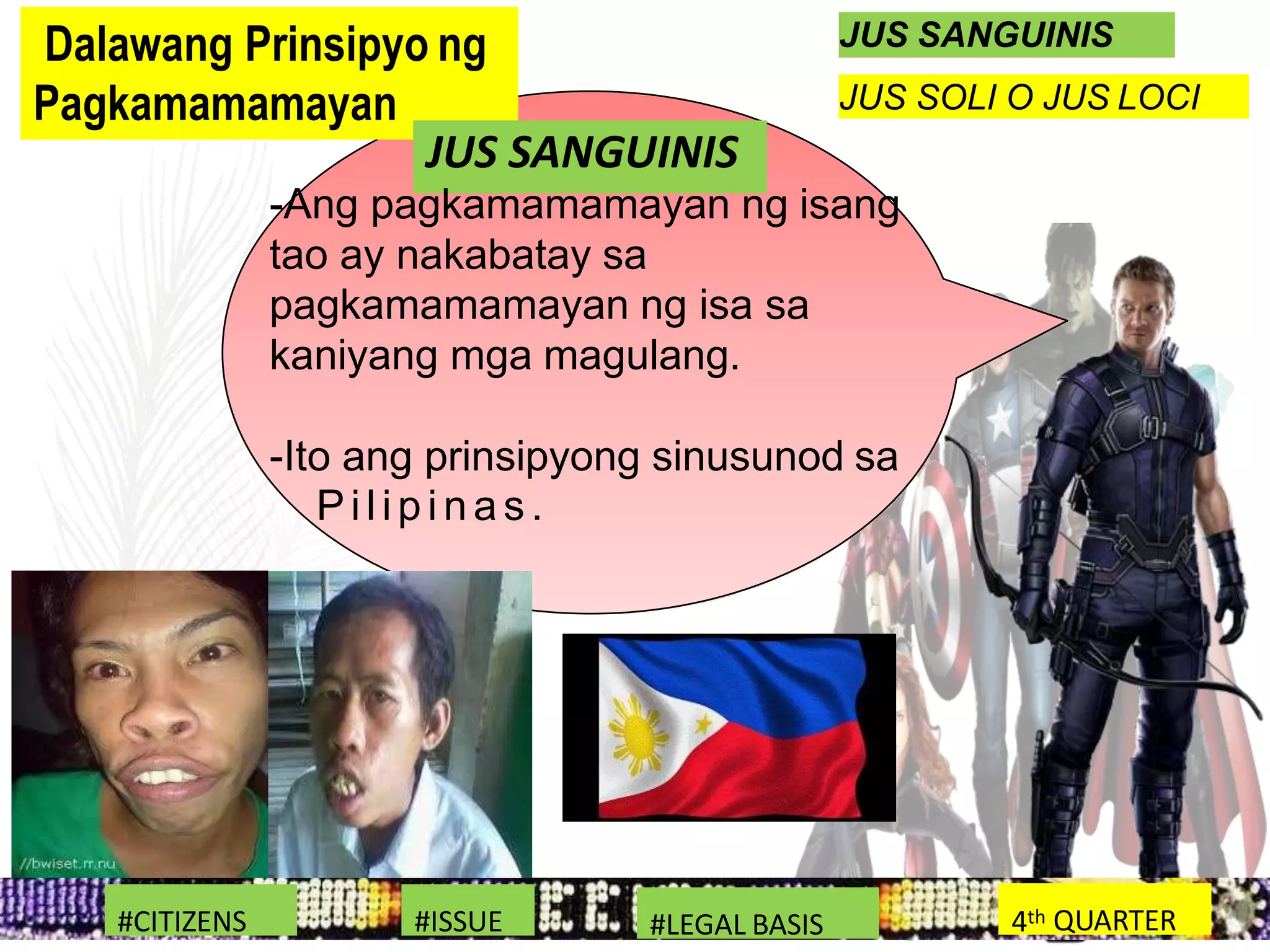 Isyu at hamon ng pagkamamamayan G-10 | PPTX