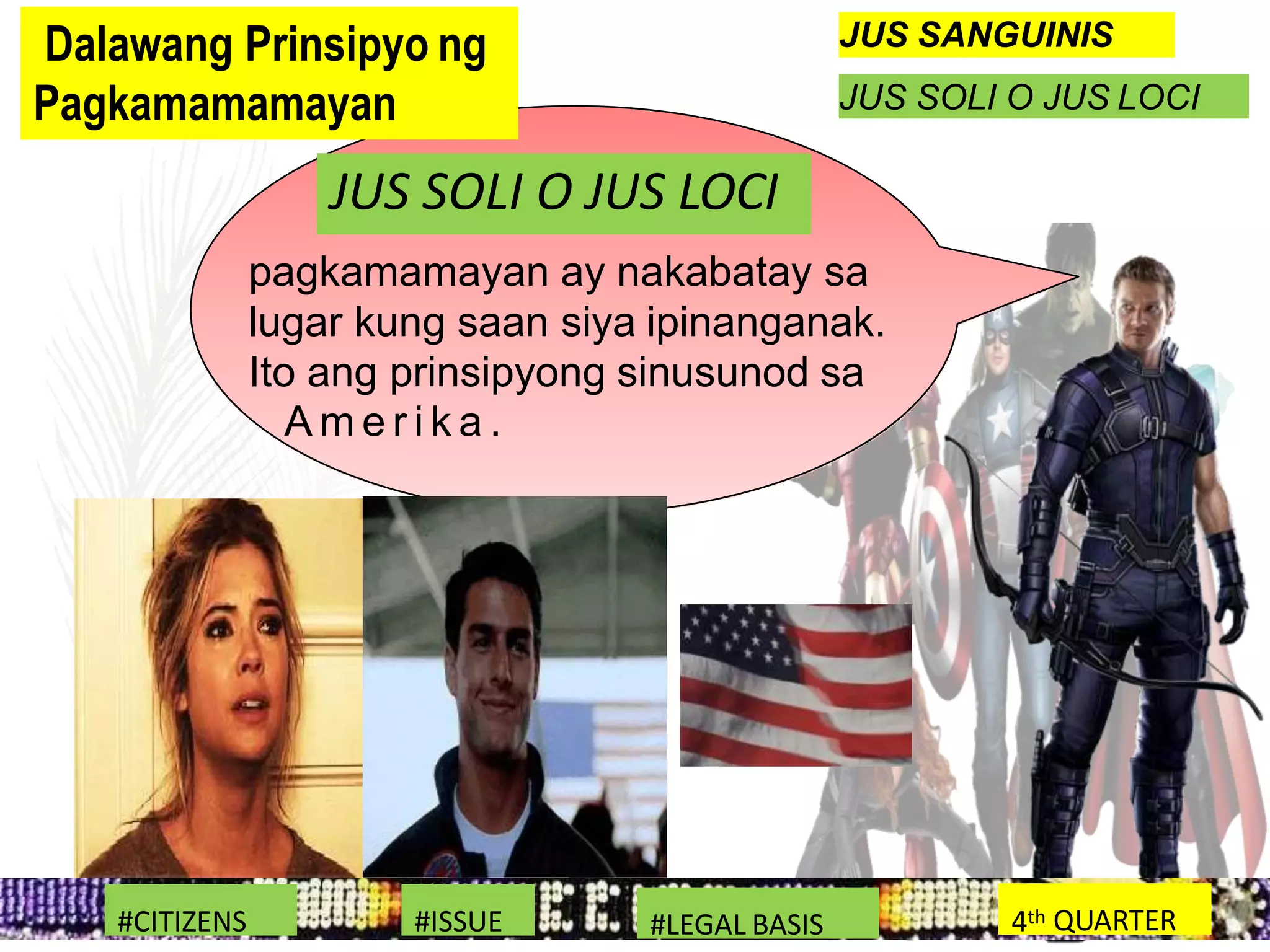 Isyu at hamon ng pagkamamamayan G-10 | PPTX