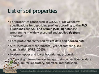 ITEM 3. GloSIS – T1 and T2 Soil Profile Database Technical Specifications - Bas Kempen | PPT