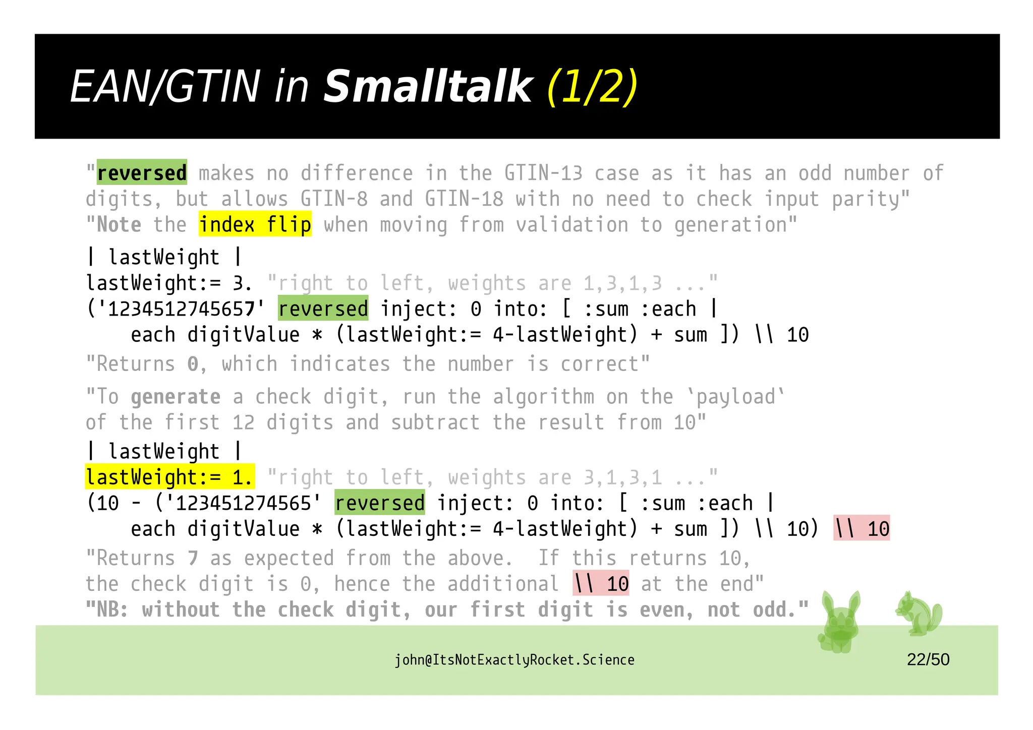Part Numbering and ID codes: general considerations and check digits | PDF