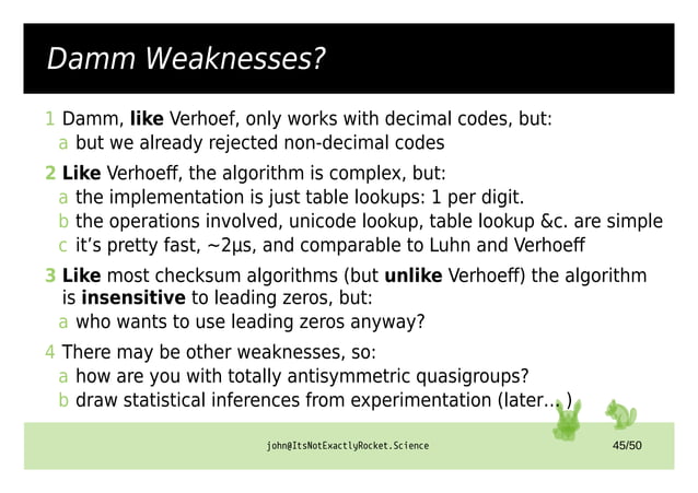 Part Numbering and ID codes: general considerations and check digits | PDF