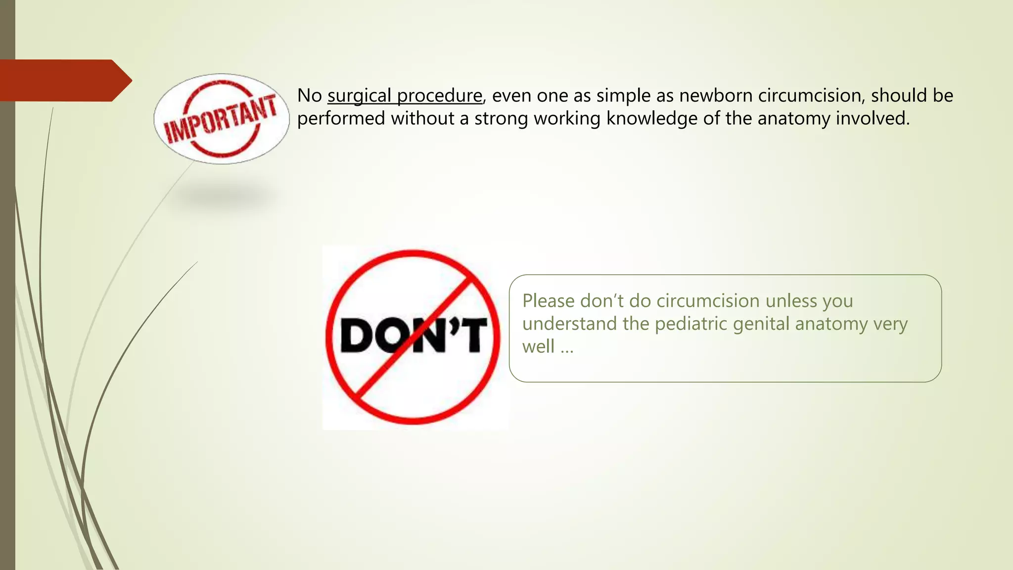 Pediatric Circumcision lecture | PPTX