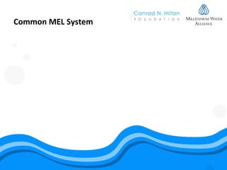 Benefits of shared measurement systems: lessons from the MWA Ethiopia ...