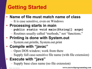 4java Basic Syntax | PPT