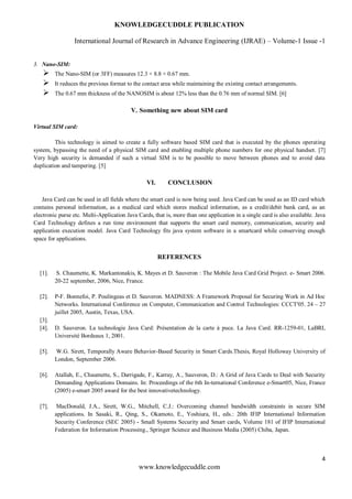 Study of Java Card and its Application | PDF