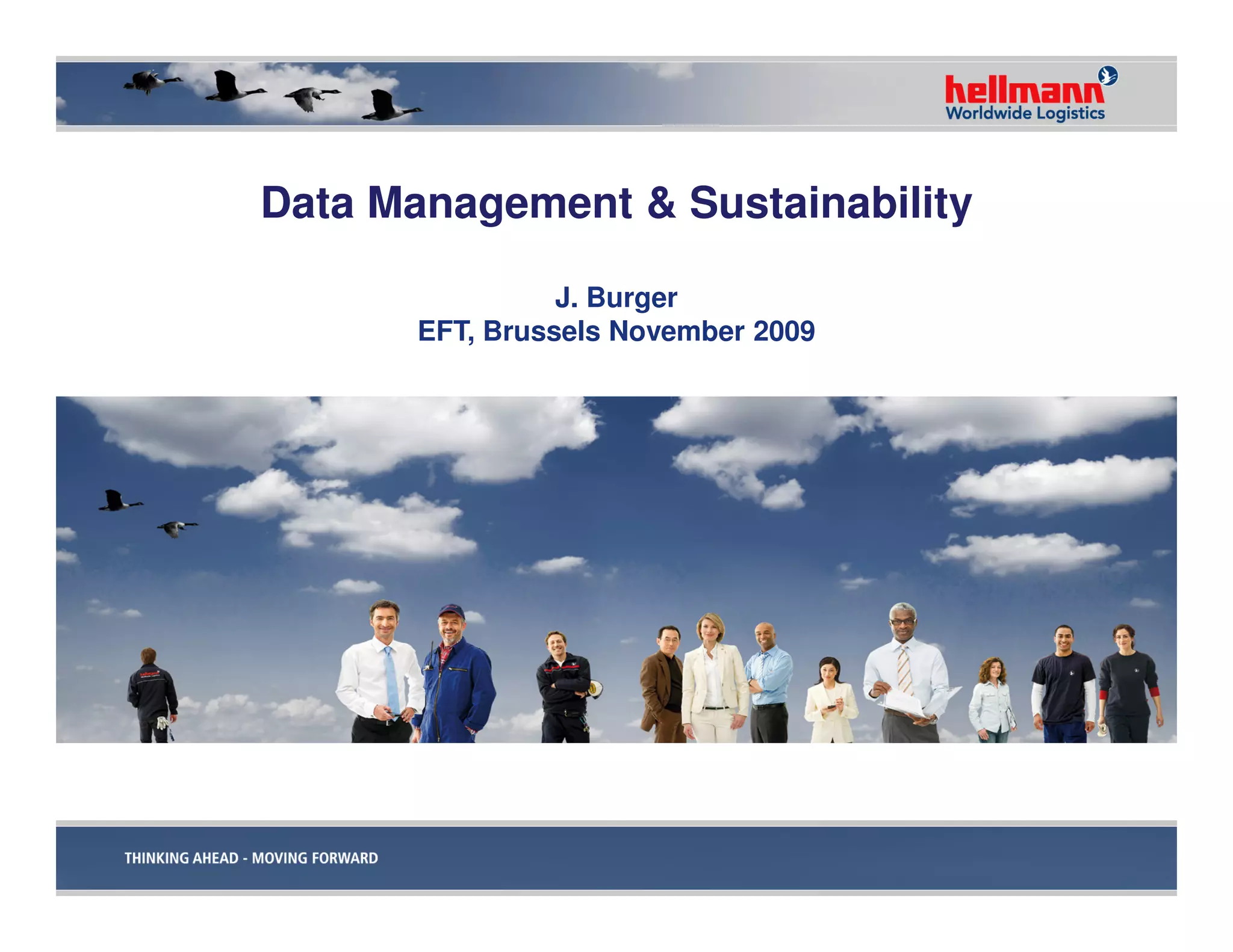 Juergen Burger, Hellmann Worldwide Logistics on 'Data Management & Sustainability in the Supply ...