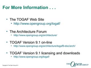 Togaf Version 9.1 Introduction Overview | PPT