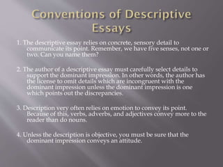 Descriptive writing | PPTX