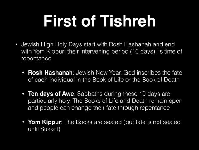 4 Jewish New Years | PDF
