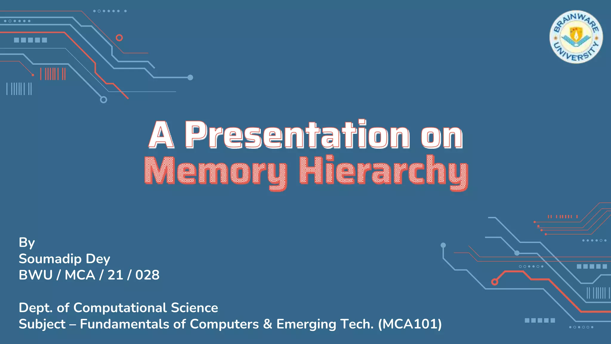 Memory Hierarchy | PPTX